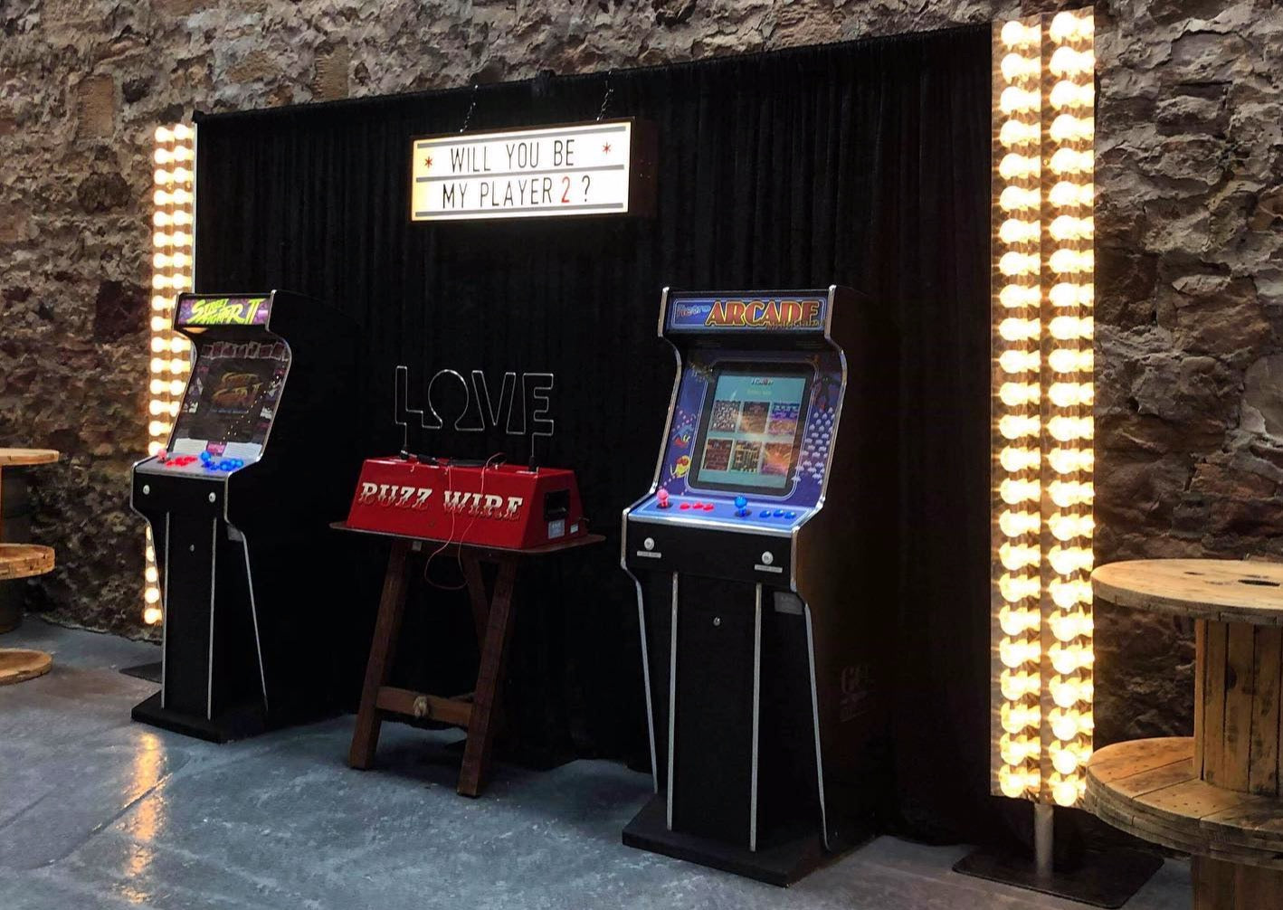 ARCADE GAMES (Wedding Packages) - GO2 Event Hire